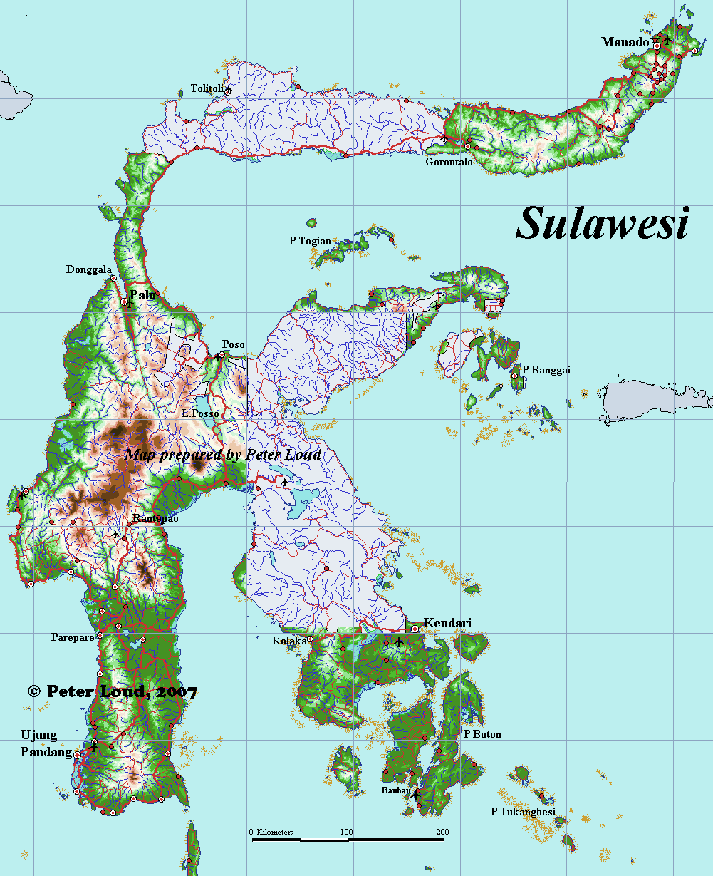 Sulawesi - Indonesia - Red LANDIVE.ES